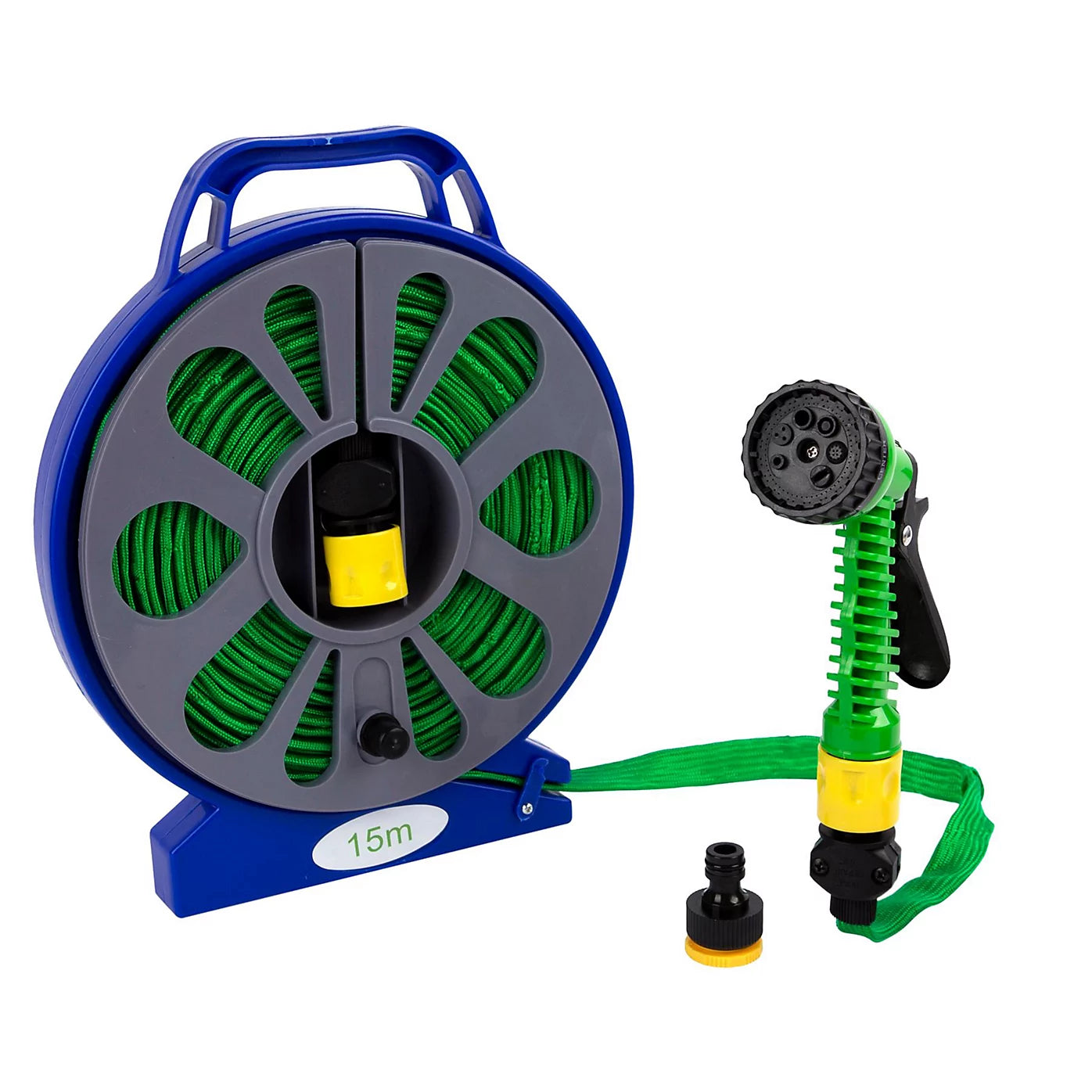15M Flat hose with spray nozzle