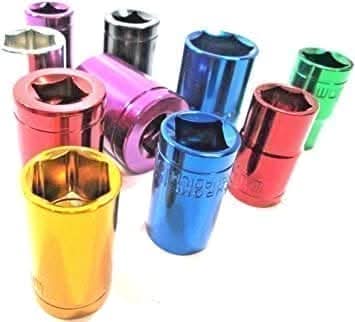 10pc 3/8 Inch Deep Socket Set Heavy Duty Highly Visible Sockets Chrome