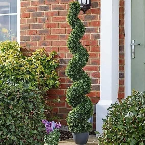 Decorative Topiary Twirl Tree in Plant Pot - 150cm