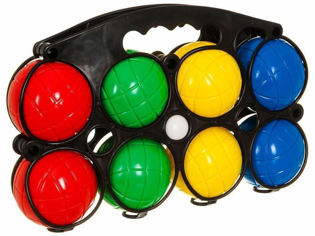 Plastic French Boules Set | 8 Boules + Jack | Carry Case