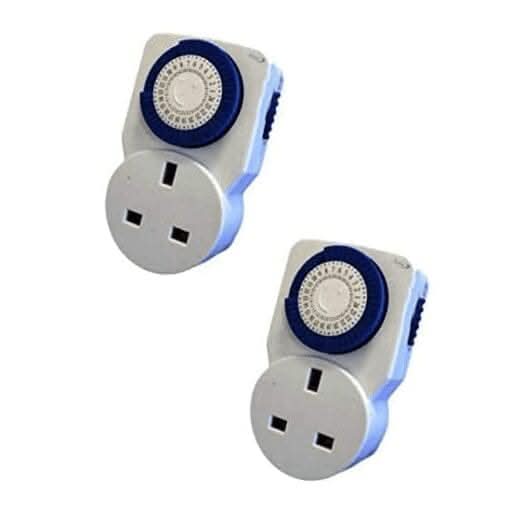 3 x 24 Hour 24HR Mains Plug in Timers