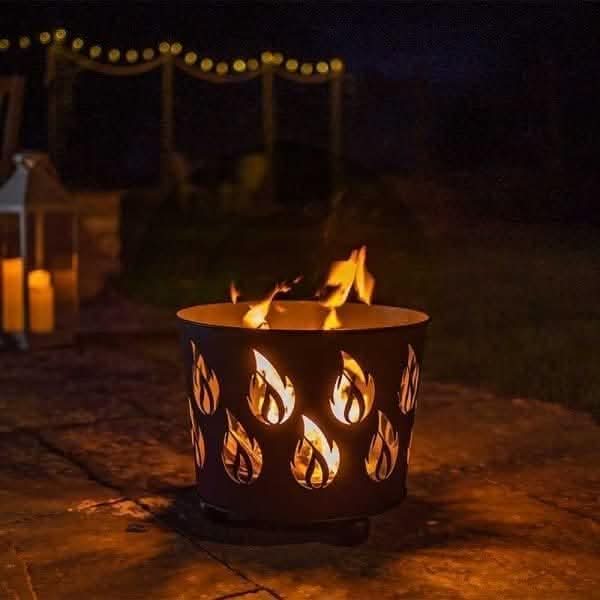 Rustic Flame Design Fire Basket - Fuego