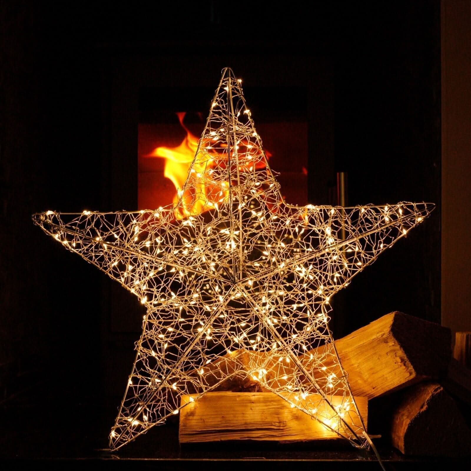 Christmas 250 LED Light Up Star Decoration